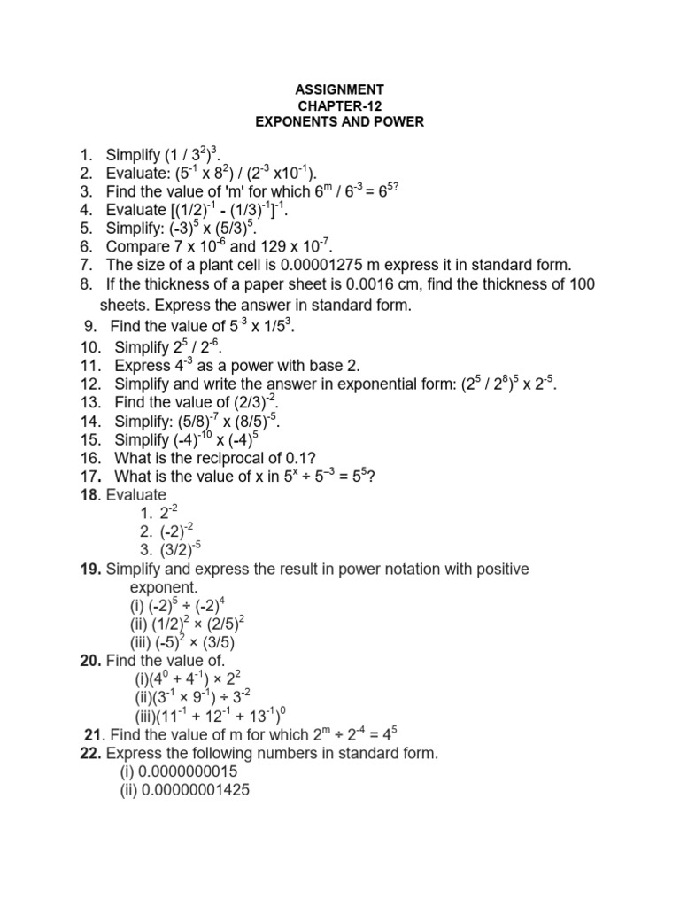 Assignment CH-12 | PDF