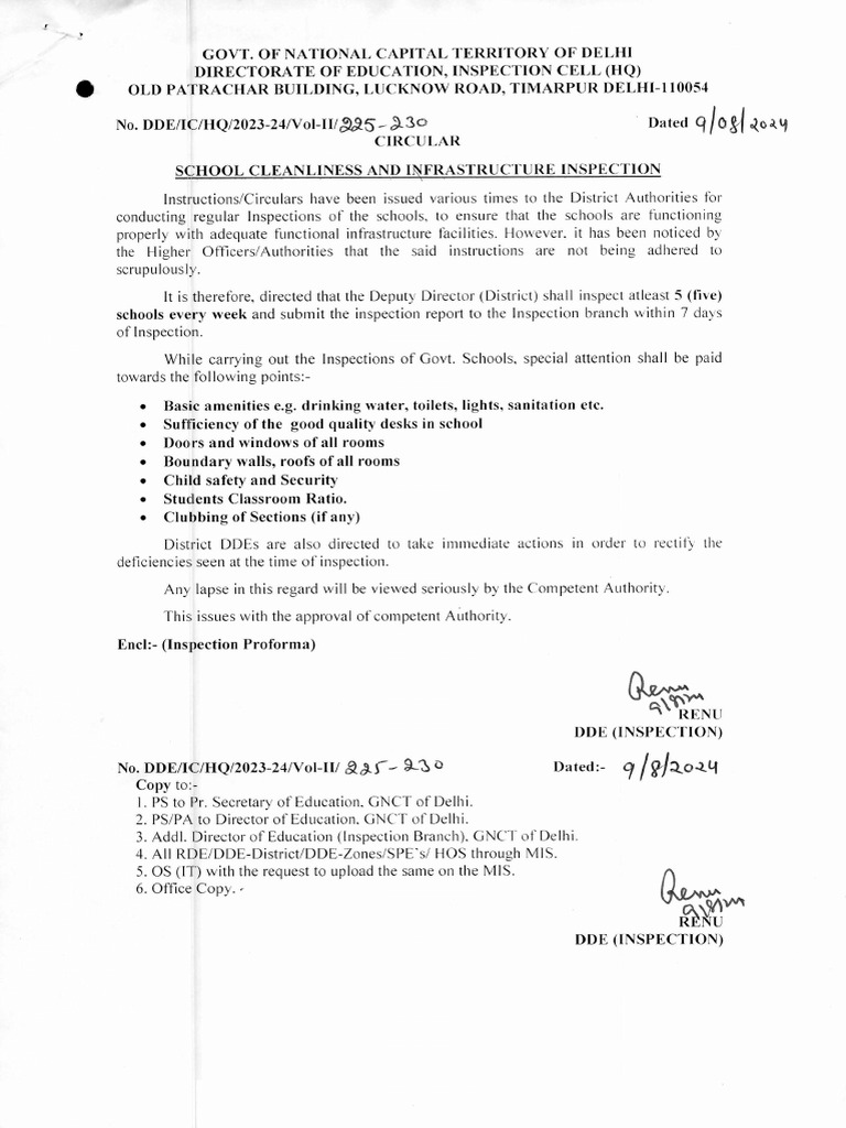 School Cleanliness Inspection | PDF | Drinking Water | Sanitation