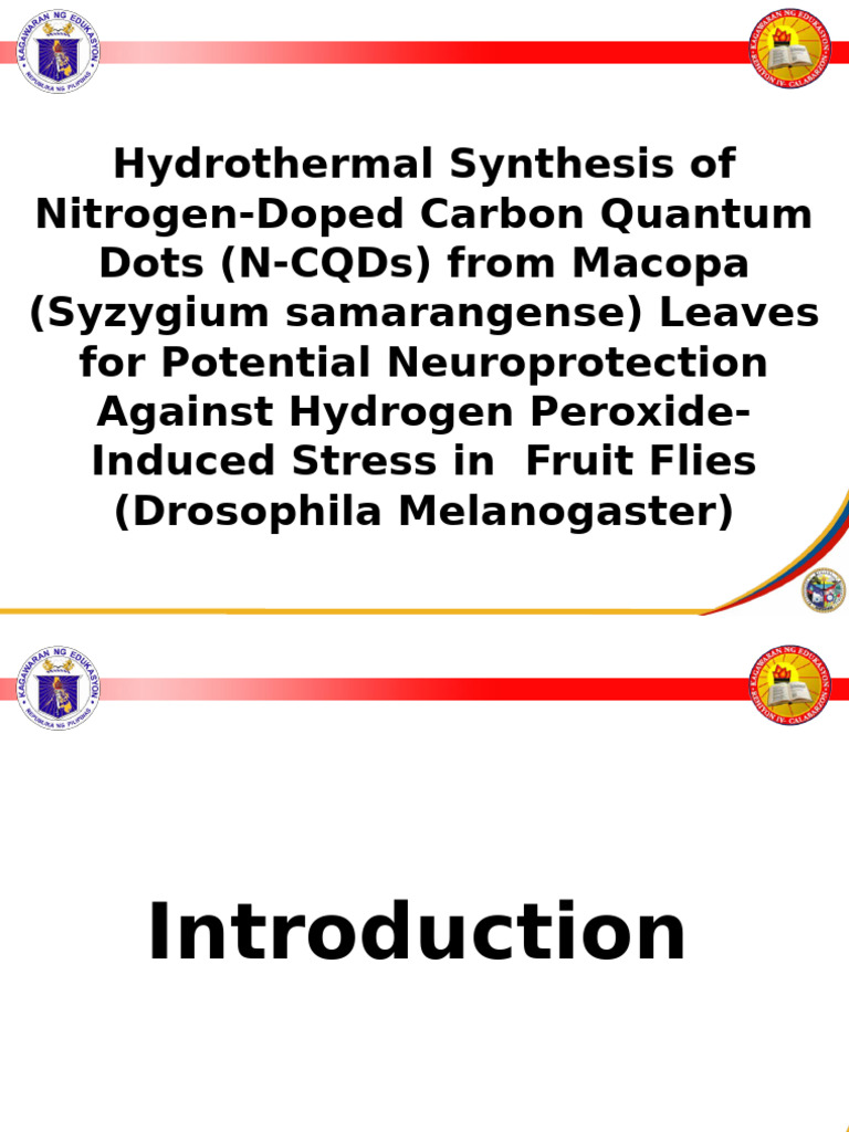 Neuroprotective N-CQDs from Macopa Leaves | PDF | Polyphenol ...