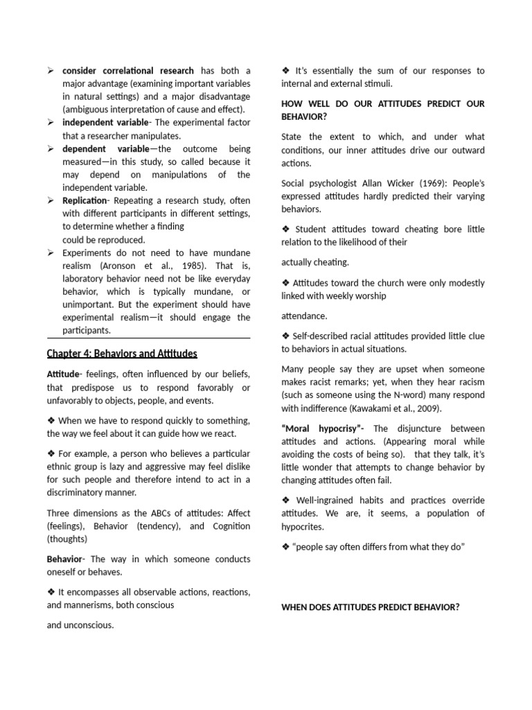 SOCPSY CHAPTER 4-6 (AutoRecovered) | PDF | Attitude (Psychology) | Obedience (Human Behavior)