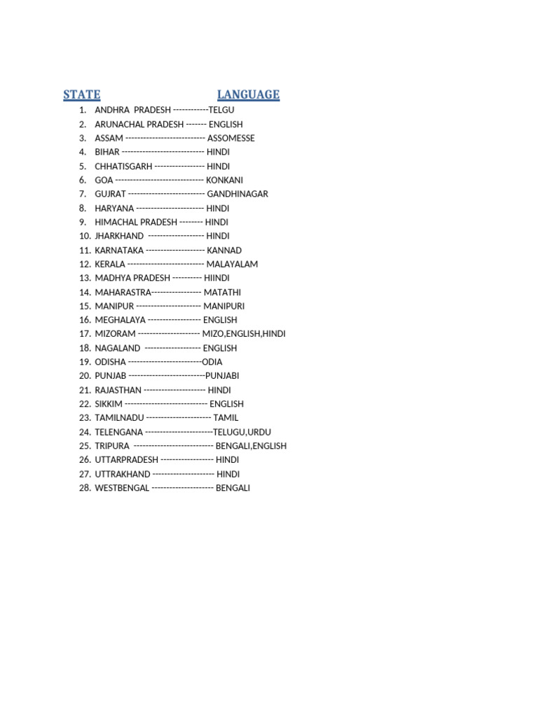 STATE AND LANGUAGE | PDF