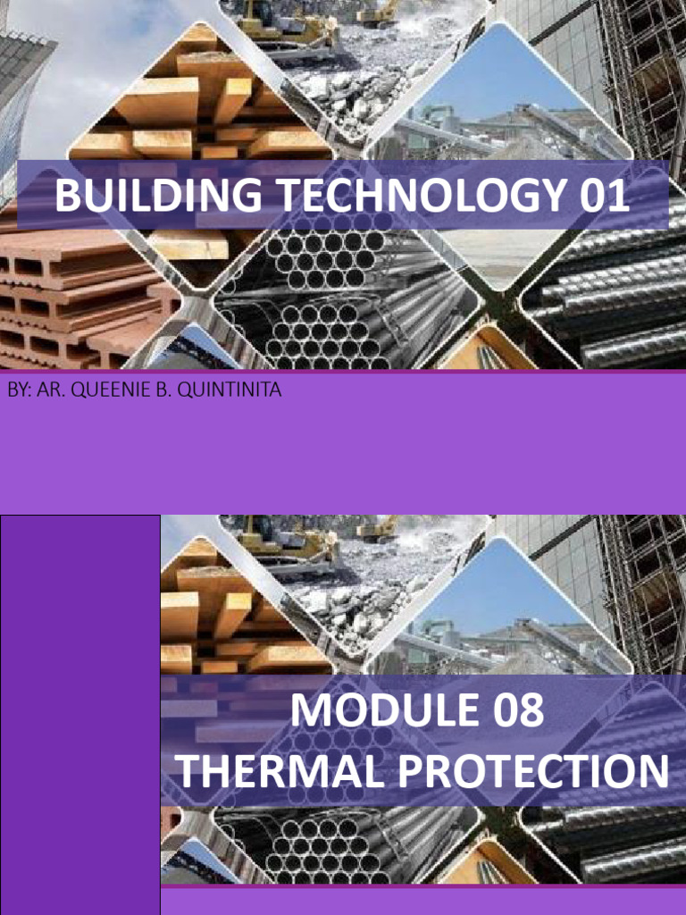 Module 08 Thermal Protection 1 | PDF | Concrete | Roof