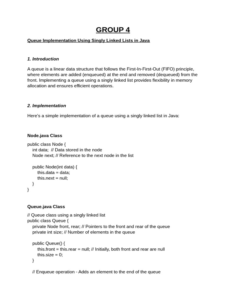 Mscmphil Group 4 Queue Pdf Queue Abstract Data Type Programming Paradigms 3952