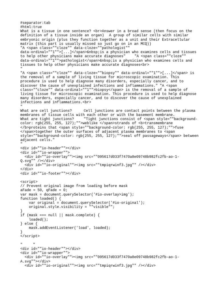 Flashcards Introduction To Histology Basics Pdf Epithelium Cell