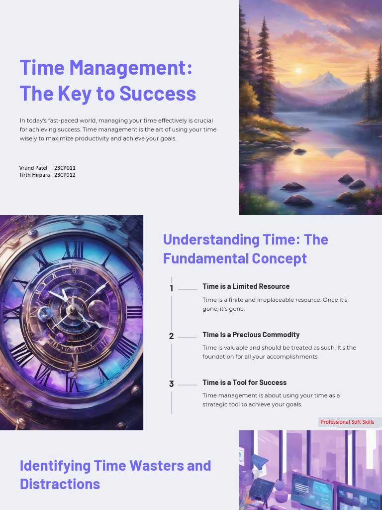 1 | PDF | Time Management | Professional Skills