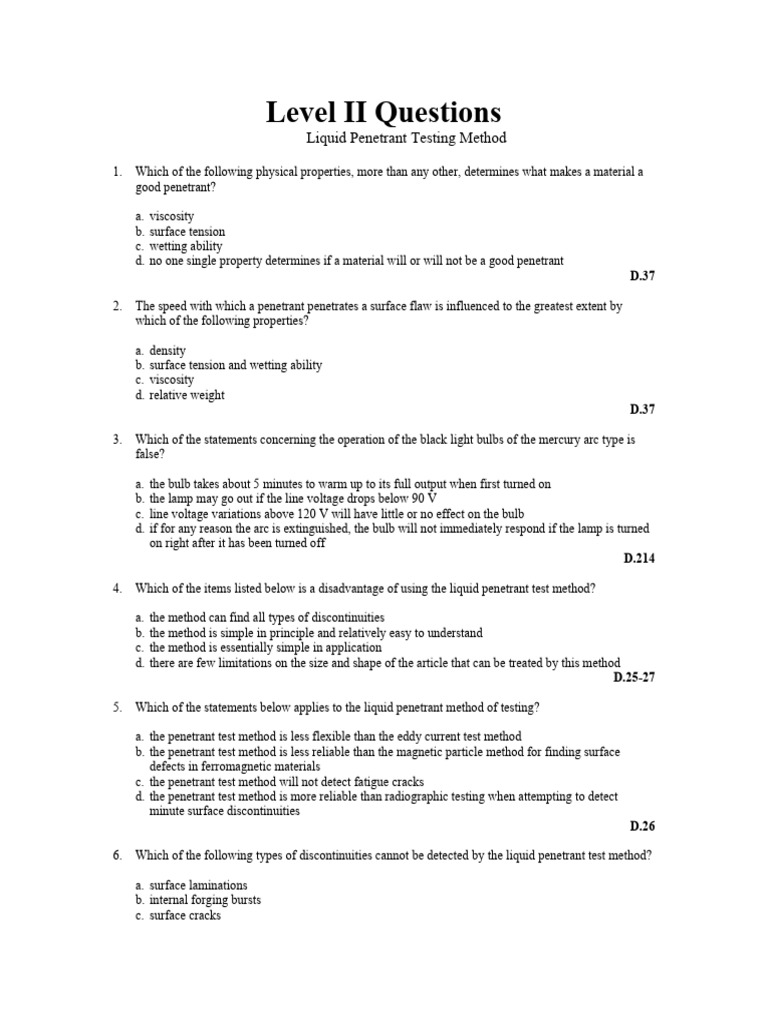 pt lev2 question 1-50 | PDF | Materials | Applied And Interdisciplinary Physics