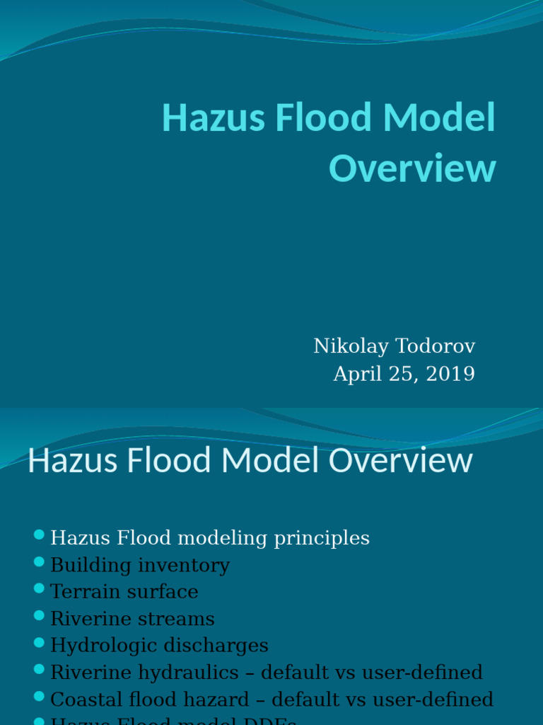 Hazus Flood Model Overview 2019 | PDF | Flood | Tropical Cyclones