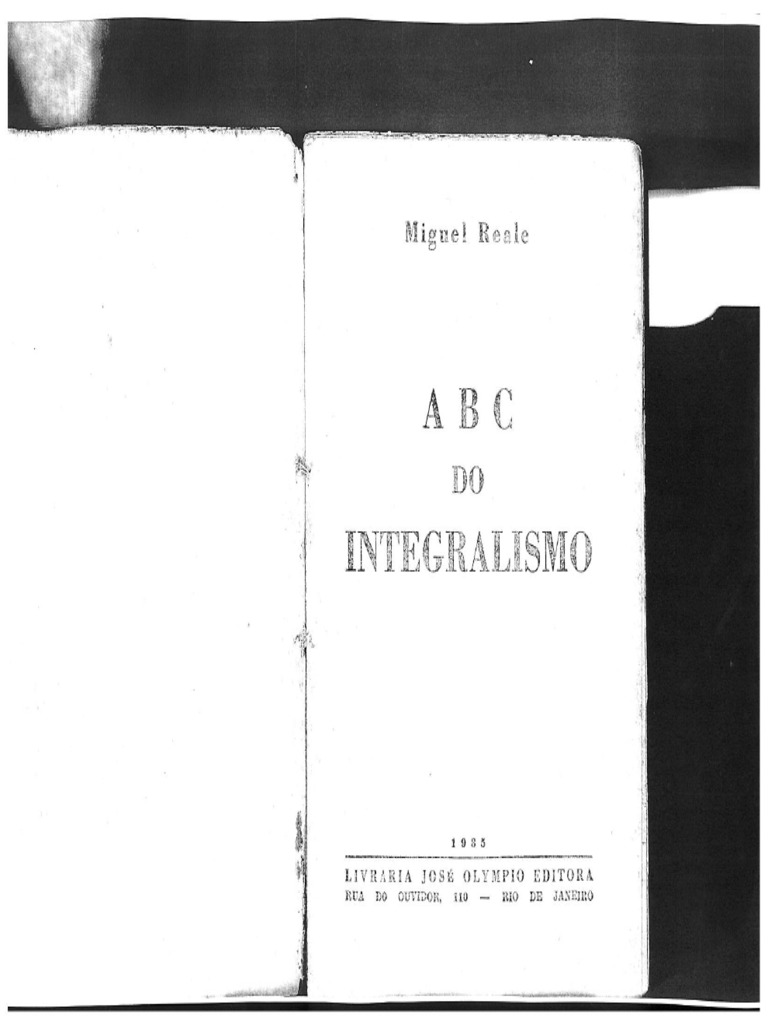 Pdfcoffee - Com - Abc Do Integralismo Miguel Reale PDF Free | PDF