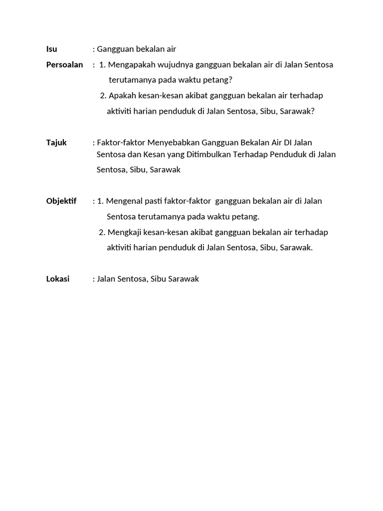Isu & Persoalan | PDF