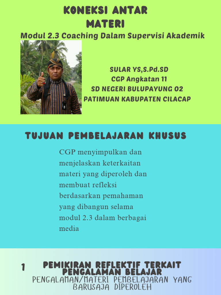 Koneksi Antar Materi 2.3 (Sular YS) | PDF