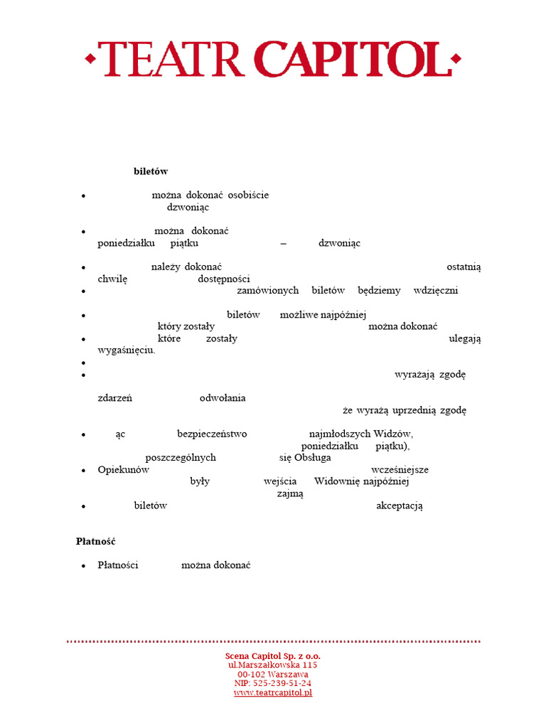 regulamin-teatr-capitol-1 | PDF