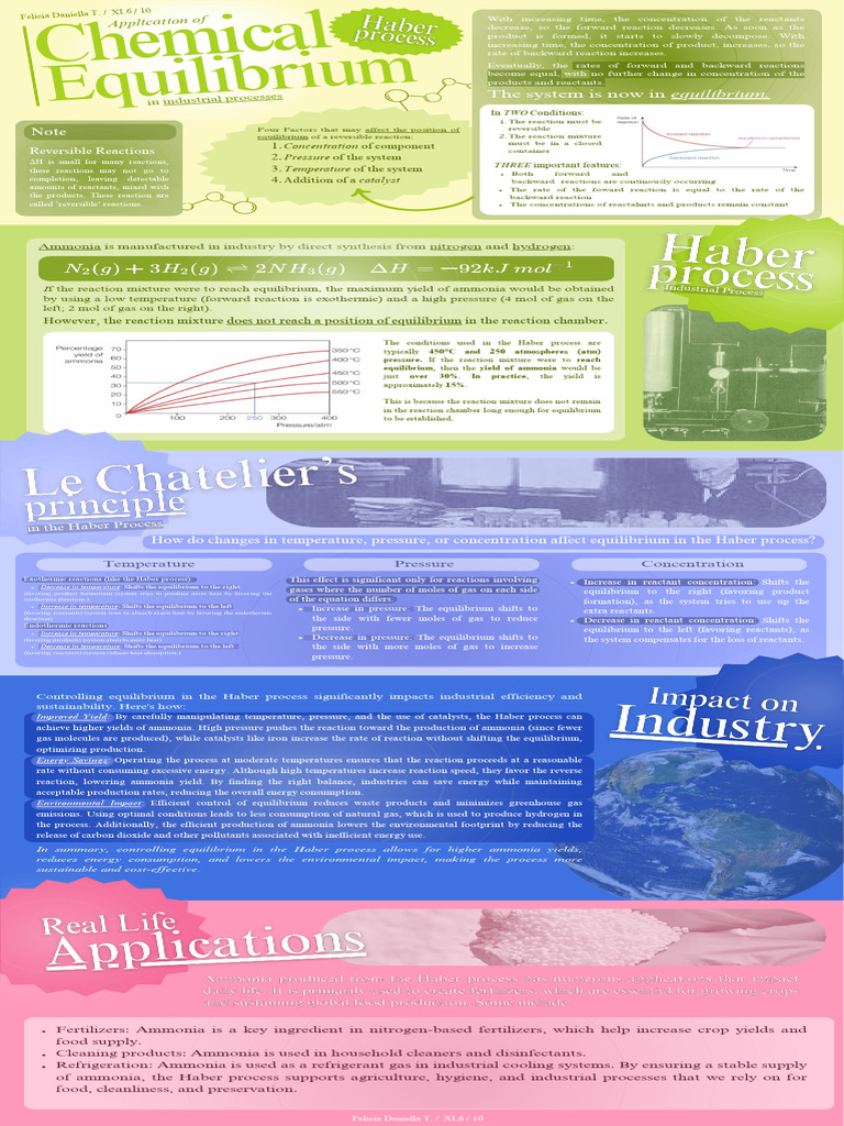 Infographic Chemical Equilibria | PDF | Chemical Equilibrium | Chemical ...