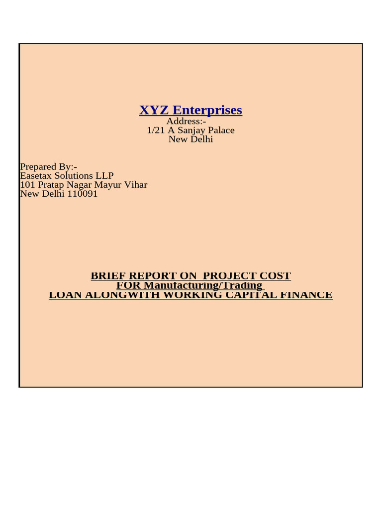 CMA Data Preparation for Loan Report | PDF | Depreciation | Credit