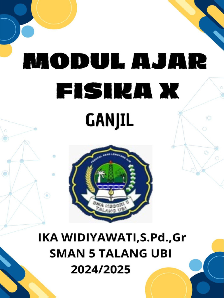 MODUL AJA FISIKA X GANJIL PMM Fix | PDF | Karier & Perkembangan