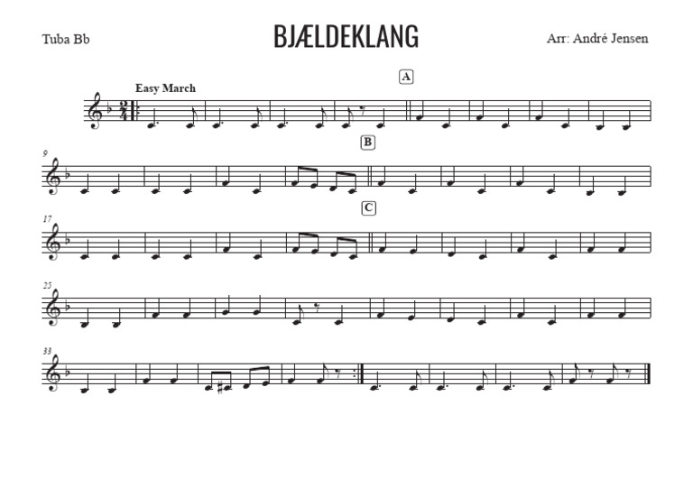 Bjældeklang Nov 2023 - Tuba BB | PDF