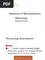 5 Measuring Tools and Their Usage | PDF