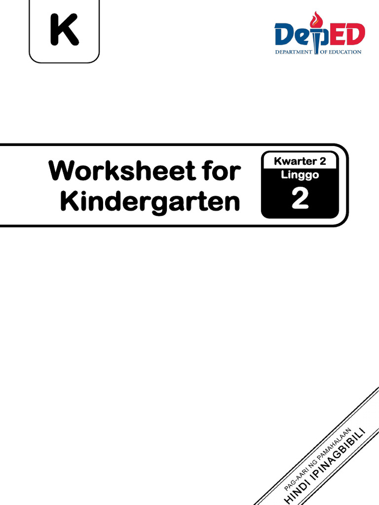 WS Kindergarten Q2 Week2 v.2 | PDF