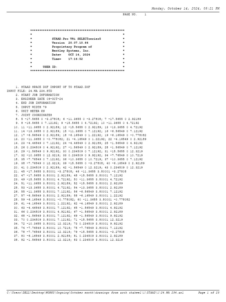 Calculation Sheet - 234 | PDF