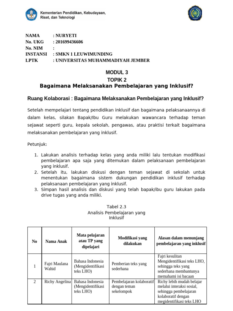 Ppabk - Topik 2 - C - Konten 1 (Teks) | PDF | Seni & Disiplin Bahasa