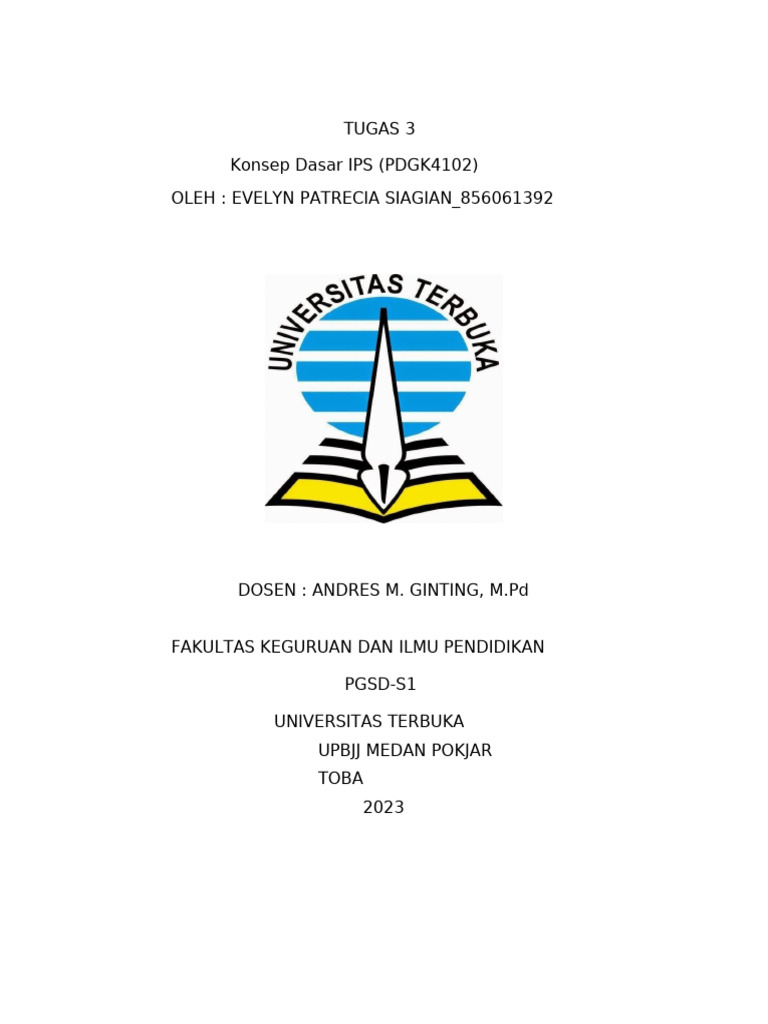 Tugas3 Konsep Dasar IPS | PDF | Sains & Matematika