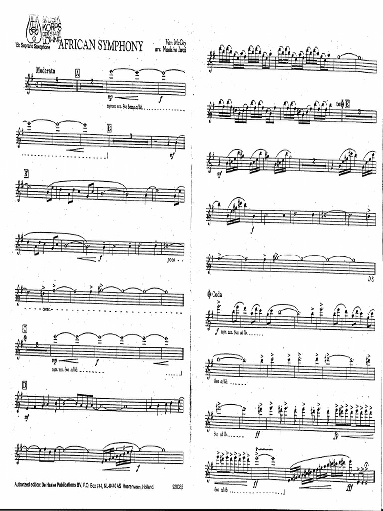 AFRICAN SYMPHONY (Arrastrado) | PDF