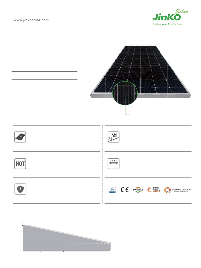 Datasheet Jinko 550Wp P Type - JKM550M 72HL4 V | PDF | Electrical ...