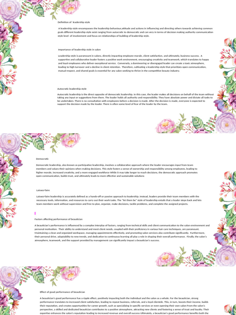 Fresh Simple White and Green Summary-WPS Office | PDF | Leadership | Employee Retention