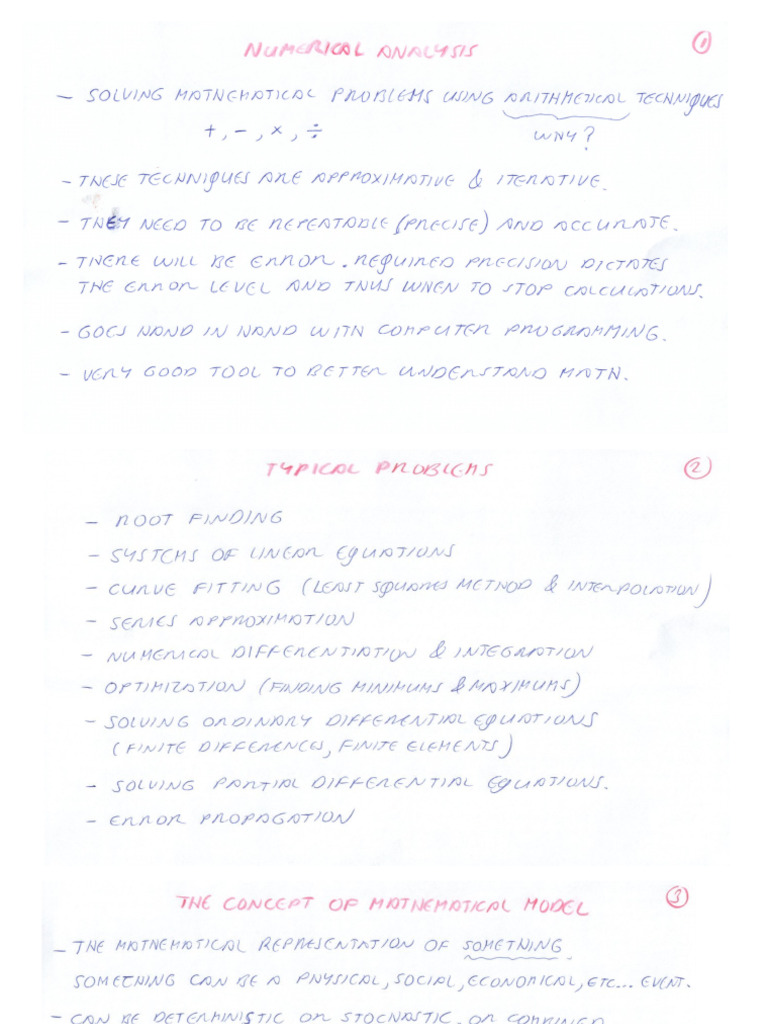 Intro - Math Models - Euler Method | PDF