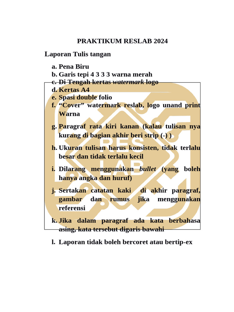 Format Laporan | PDF | Seni | Teknologi & Rekayasa