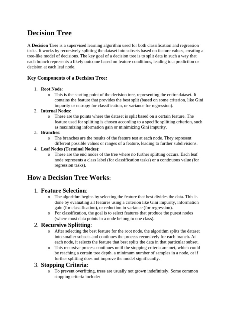Decision Tree | PDF | Mean Squared Error | Applied Mathematics