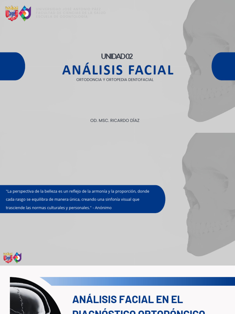 Unidad 02 - Análisis Facial | PDF | Cara | Ortodoncia
