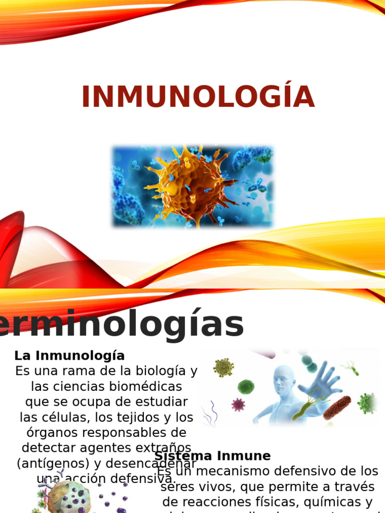 Inmunologia, Clase 1 | PDF | Sistema inmune | Linfocitos