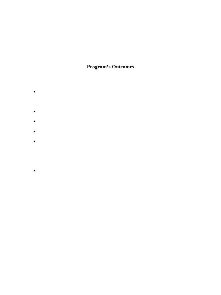 B.sc. Program Outcome | PDF | Chemistry | Organic Chemistry