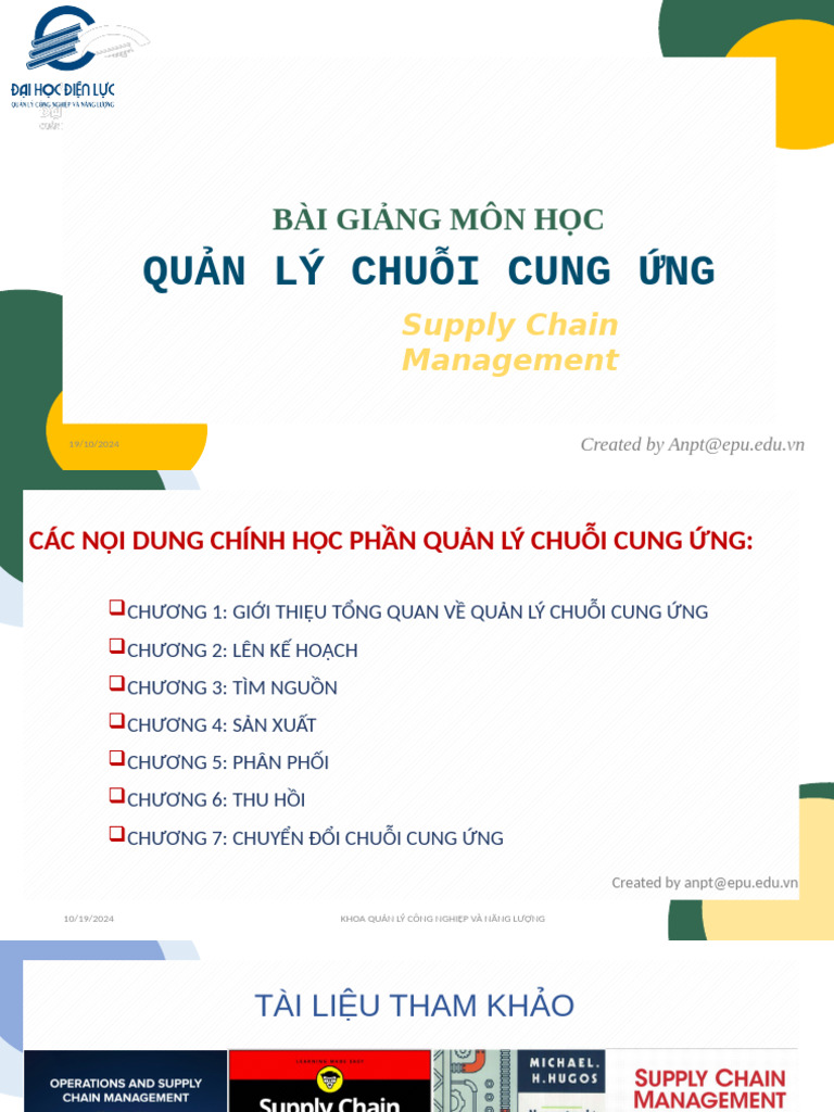Chuong 1 T NG QUAN SCM APT | PDF