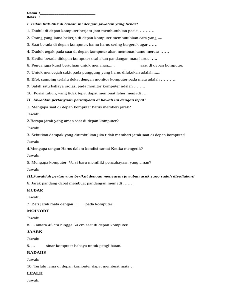 Tugas kelas 2 (2) | PDF