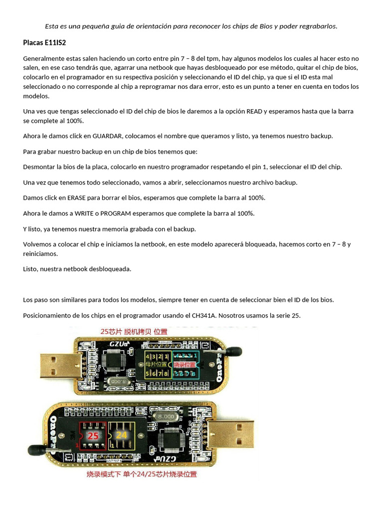 Guia de Reprogramacion | PDF