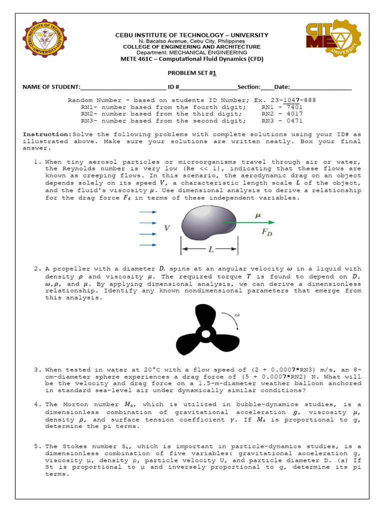 PS 1 | PDF | Fluid Dynamics | Phases Of Matter