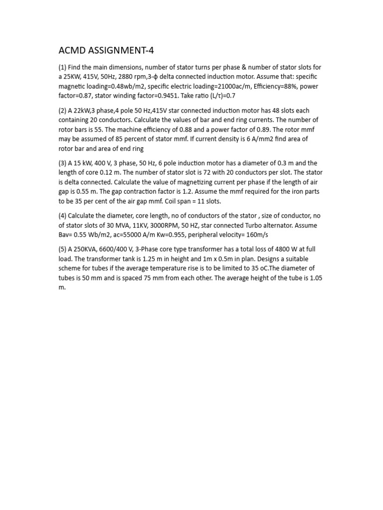 ACMD Assignment 4 | PDF