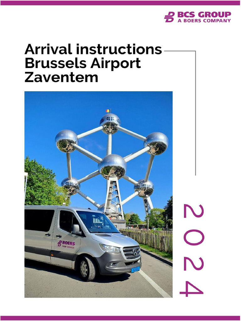 2024 - Arrival Instructions Brussels Airport Zaventem | PDF