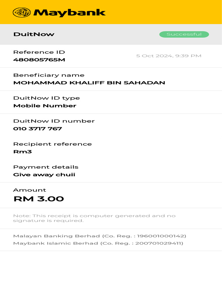 M2u 20241005 2139 | PDF | Finance & Money Management