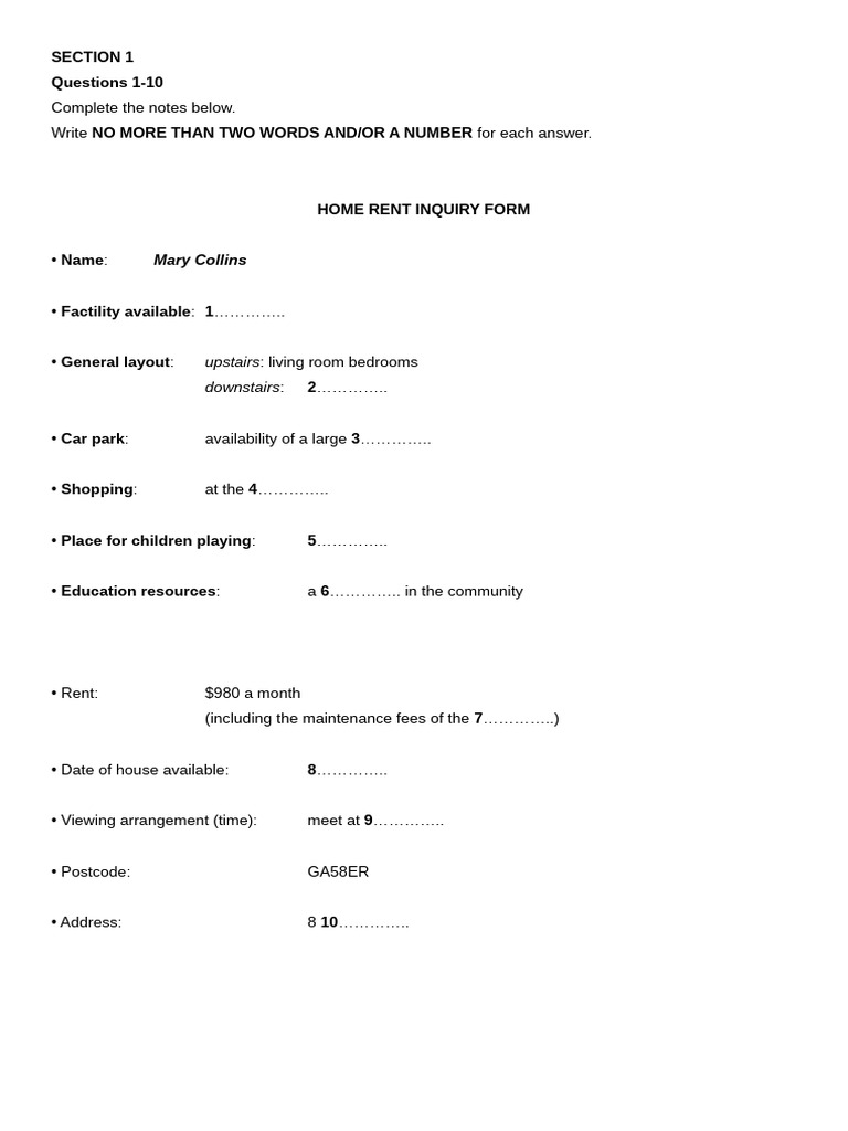 Lis - Section 1 - Test 24 | PDF Lis - Section 1 - Test 24 | PDF