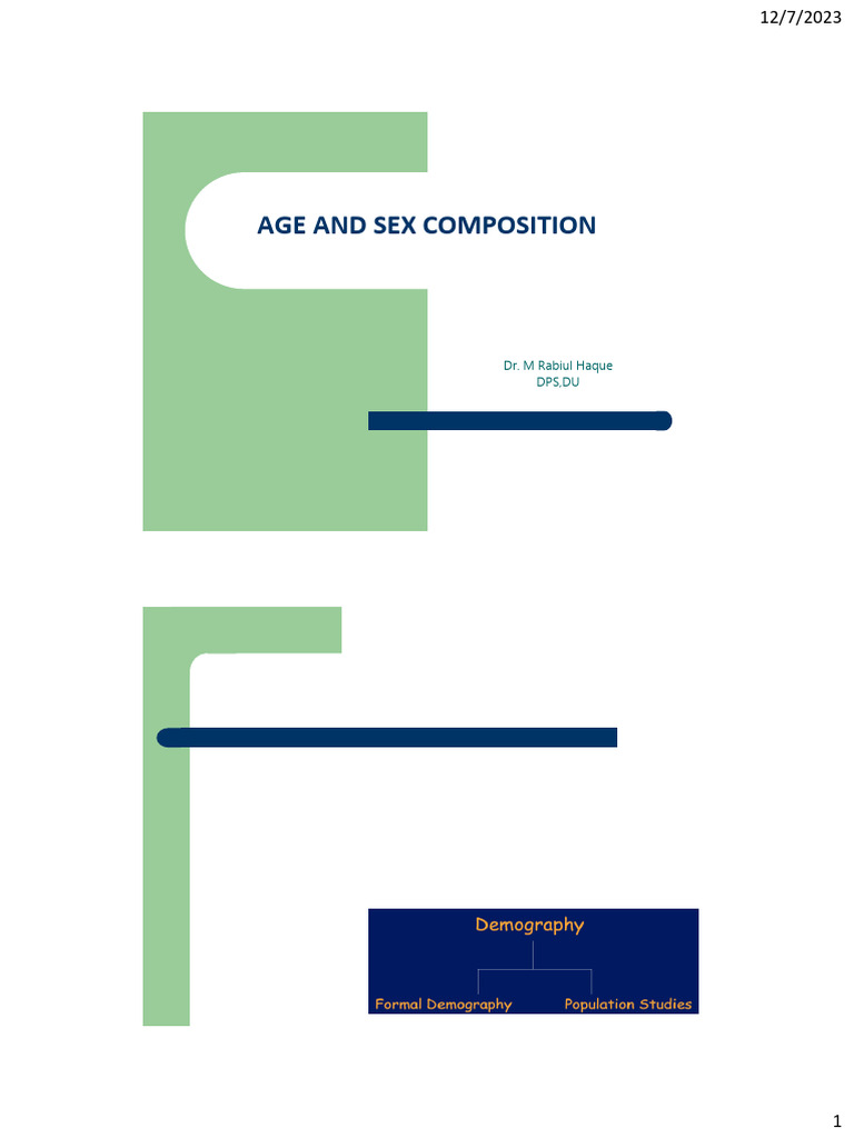 Demography_Basic-Concepts | PDF | Demography | Environmental Social Science
