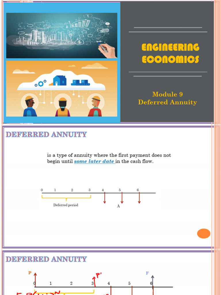 Module 09 - Deferred Annuity | PDF | Money | Life Annuity