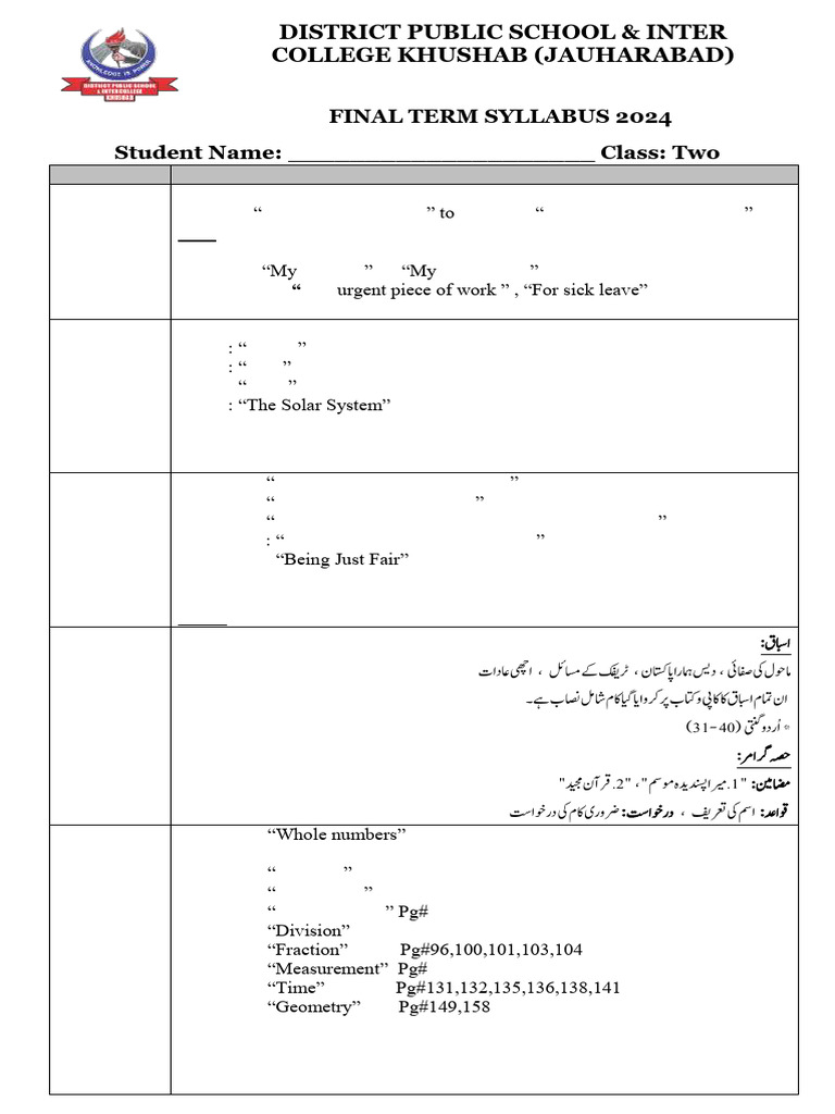 4.Two-Final-Syllabus | PDF | Planets In Astrology | Physical Sciences