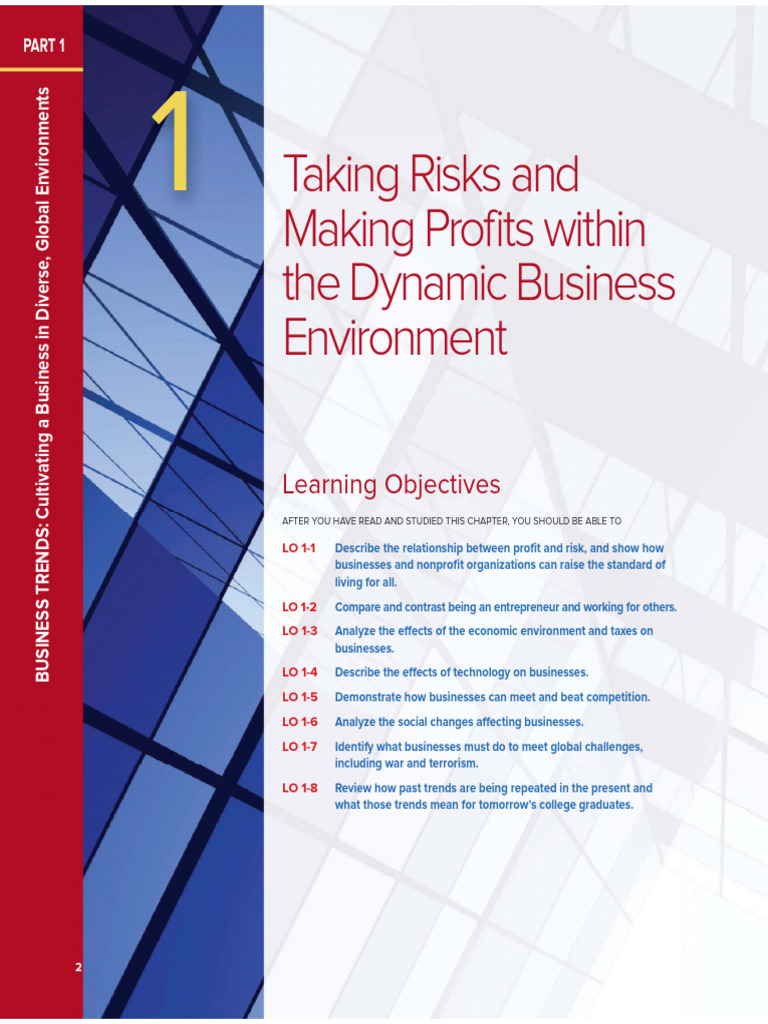 I2B - Ch1 - Taking Risks & Making Profits Within The Dynamic Business ...