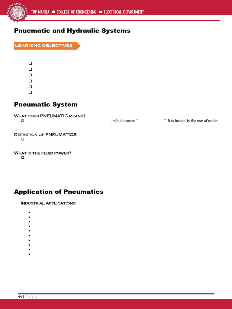 Pneumatics and Hydraulics | PDF | Pump | Valve