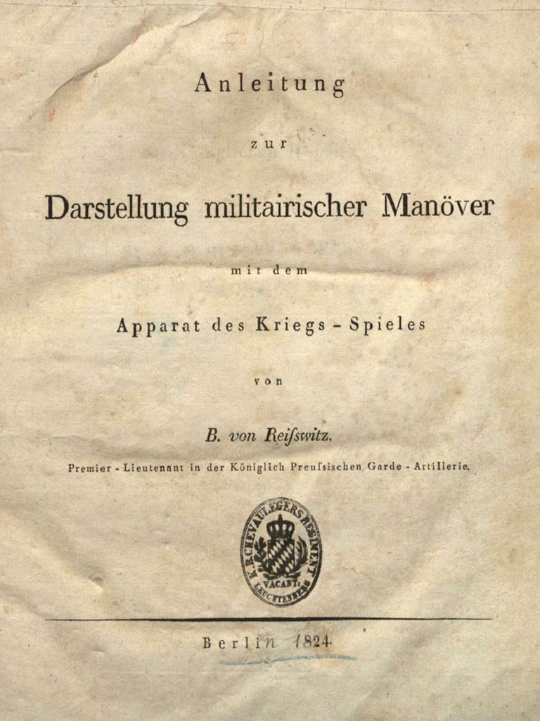 Reiswitz 1824 | PDF