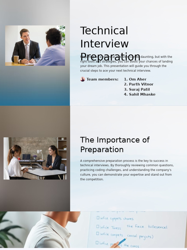 Technical Interview Preparation | PDF | Computer Programming | Interview