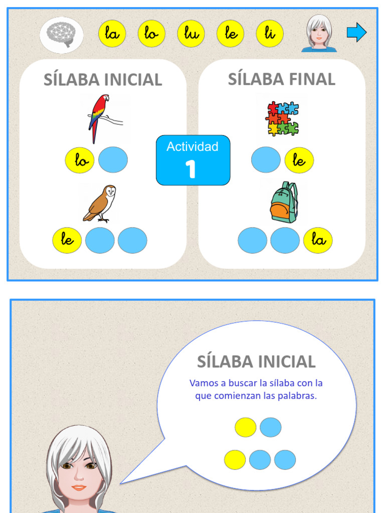 1-Sílaba Ini-Fin L | PDF | Fonética | Fonología