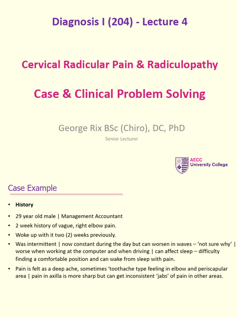 204 Lec 4 - Cerv Radic-Case and Clinical Problem Solving (extra slides ...